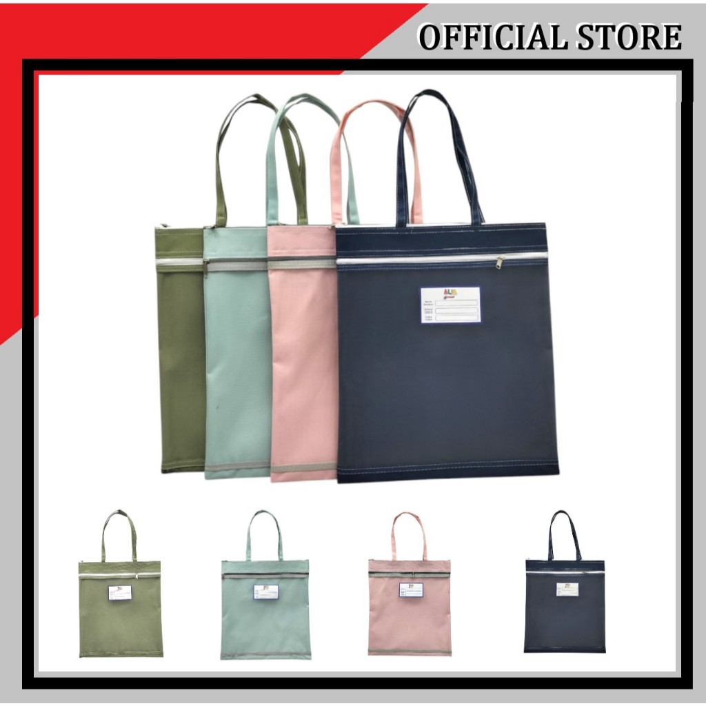 School Supplies Mesh File Bag with Handle Stationery Holder Bag Nylon ...