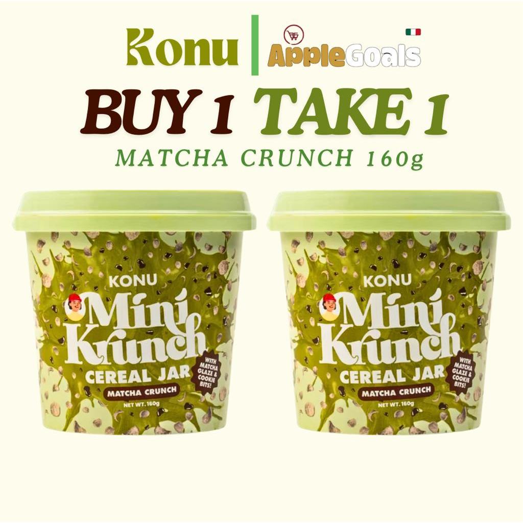 KONU BUY 1 TAKE 1 Konu Mini Krunch Matcha 160g On The Go Snacks Cereals ...