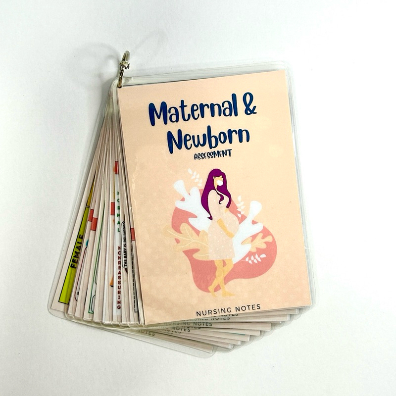 NURSING NOTES Maternal & Newborn Assessment FLASHCARD (12 Cards Back to ...