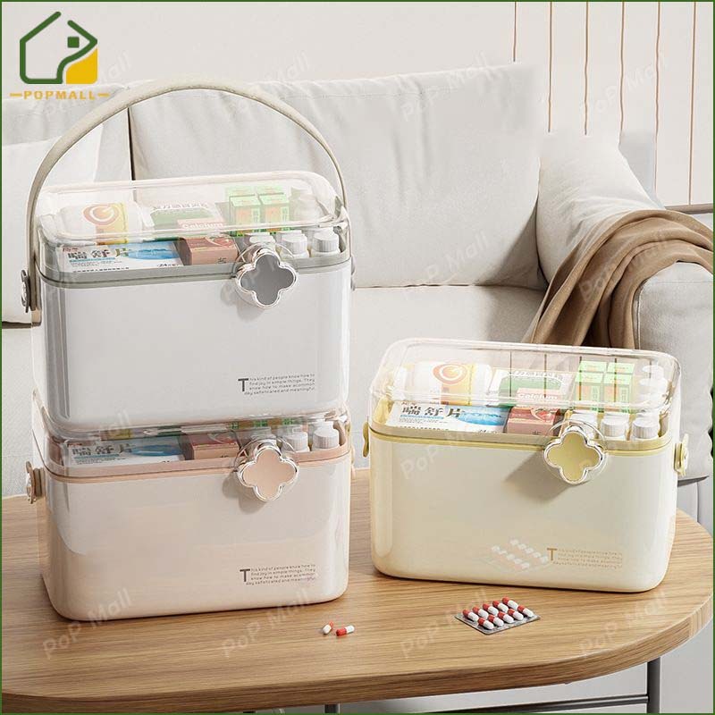 PoP Medicine Box Organizer Medicine Kit First Aid Kit Box Make Up ...