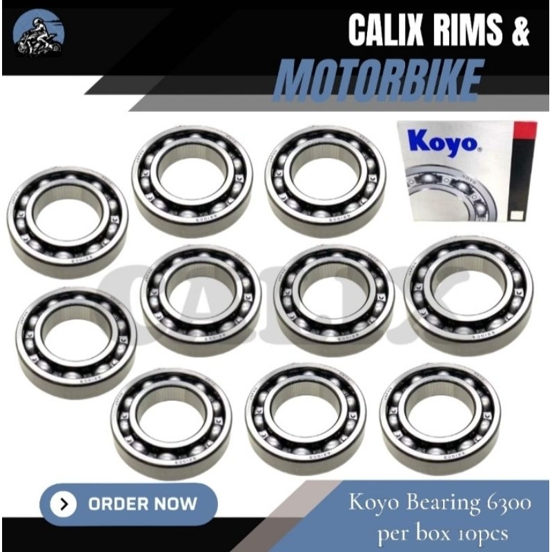 Koyo Bearing 6300 per box (10pcs) | Shopee Philippines