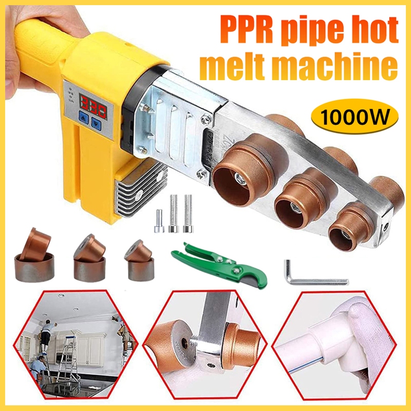 1000W PPR Fusion Machine Hot Melter Fusion Machine PVC Plastic Pipes ...