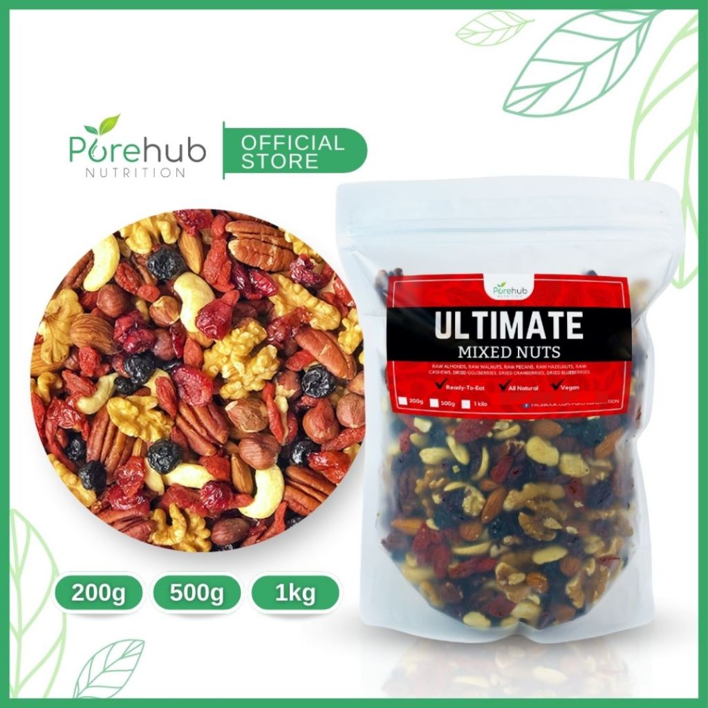 Purehub® Ultimate Mixed Nuts (Ziplock Pouch) | Shopee Philippines