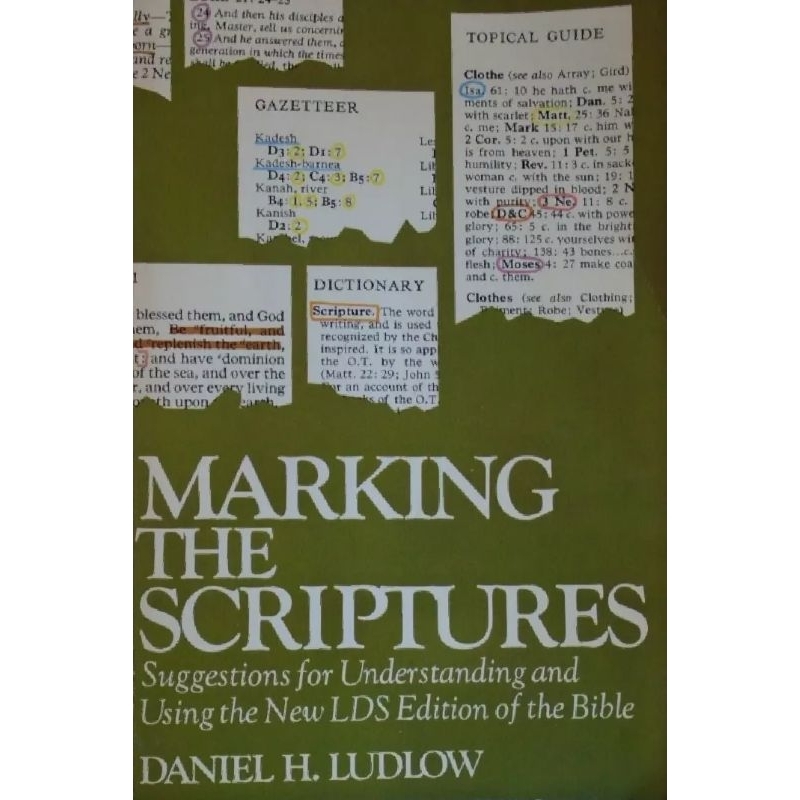 Marking the Scriptures Suggestion for Understanding Mormon LDS Bible ...
