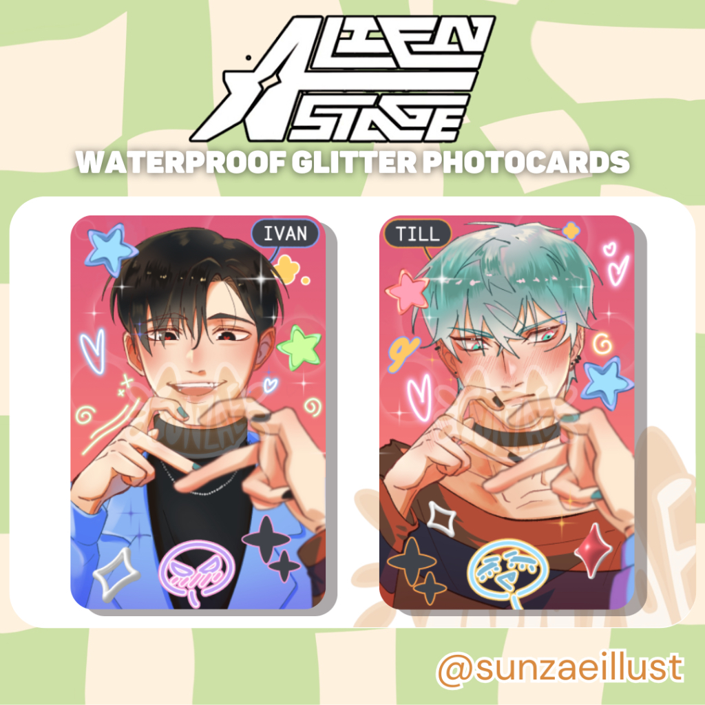 ALIEN STAGE Glitter Photocards | IvanTill | Shopee Philippines