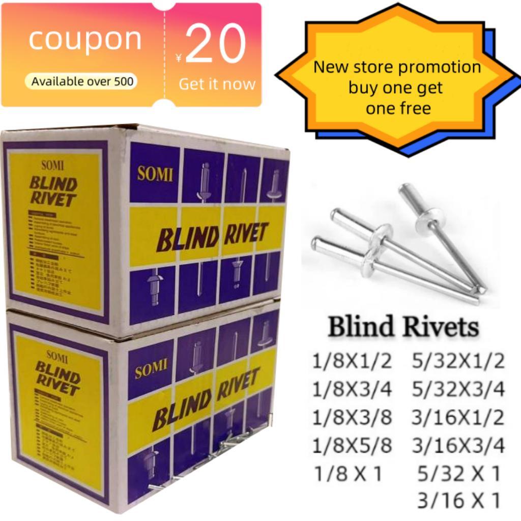 PER BOX-BLIND RIVETS Buy one box, get one box free. Manufacturer's low ...
