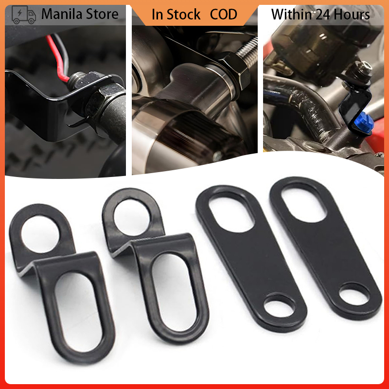 1 Pair Universal Turn Light Bracket With Hole Motorcycle Light Mount ...