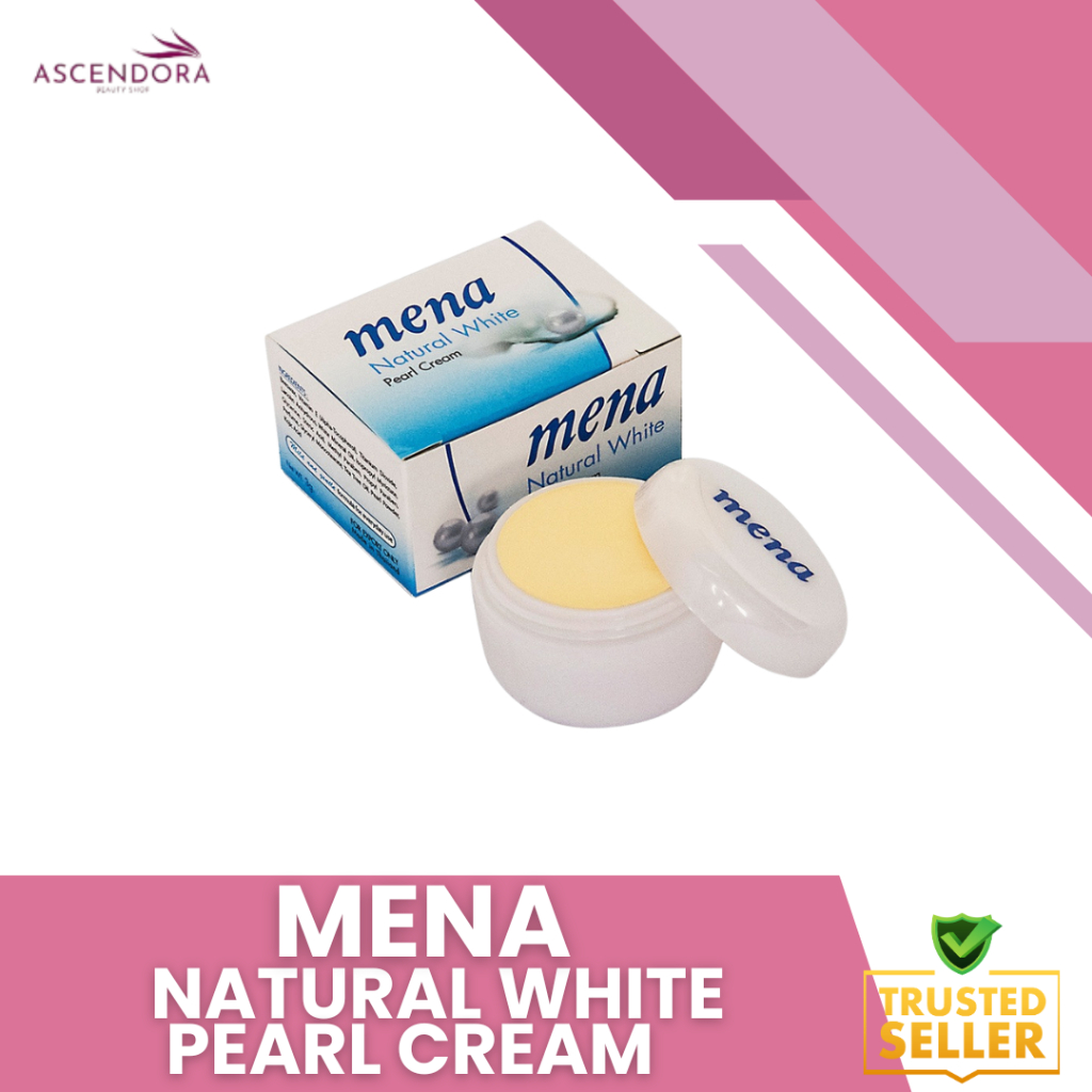 Mena Natural White Pearl Cream 3g (Blue) | Shopee Philippines