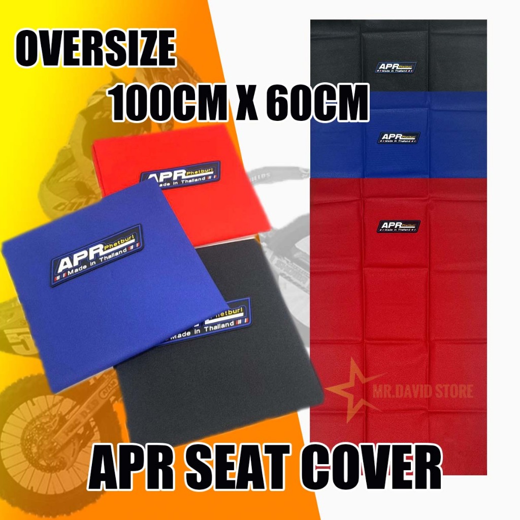 MR.DAVID MOTORCYCLE APR SEAT COVER RUBBER EMBROID TAHI/NO TAHI MADE IN ...
