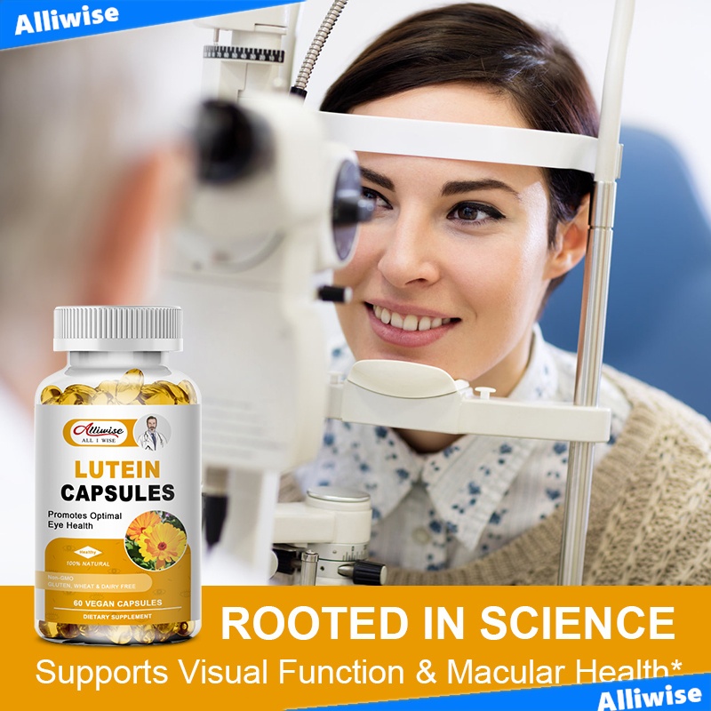 Eye Vitamins Lutein, Zeaxanthin Supports Eye Strain, Dry Eyes, and ...