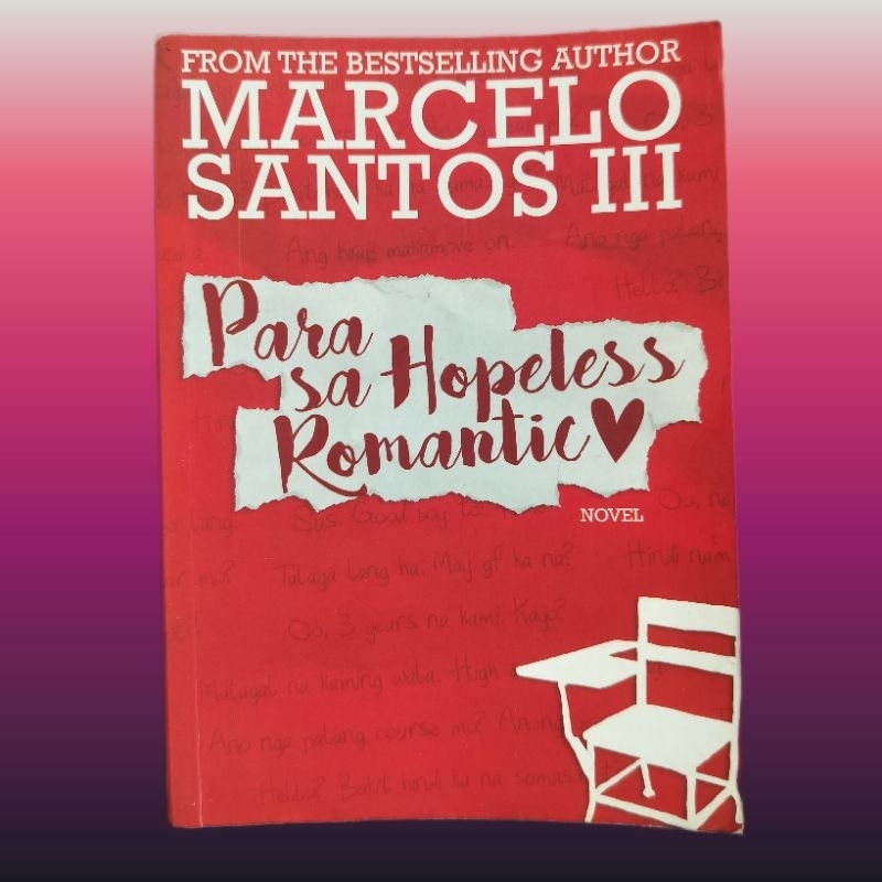 Para sa Hopeless Romantic ️ Novel Book by Marcelo Santos III (Preloved ...