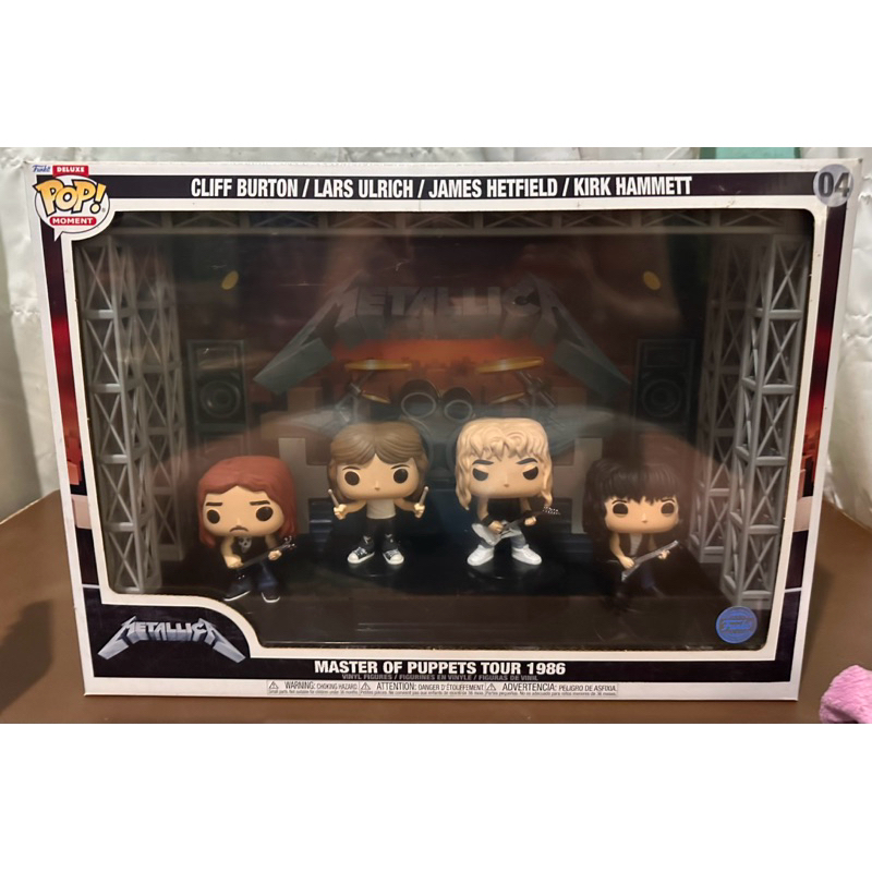 Funko Pop Deluxe - Metallica Master of Puppets Live Tour 1986 | Shopee ...