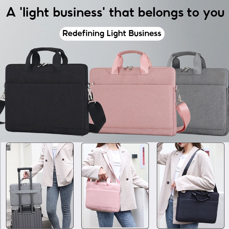 High Grade Laptop Bag 14 / 15.6 inch Zipper Soft cover Messenger Bag ...