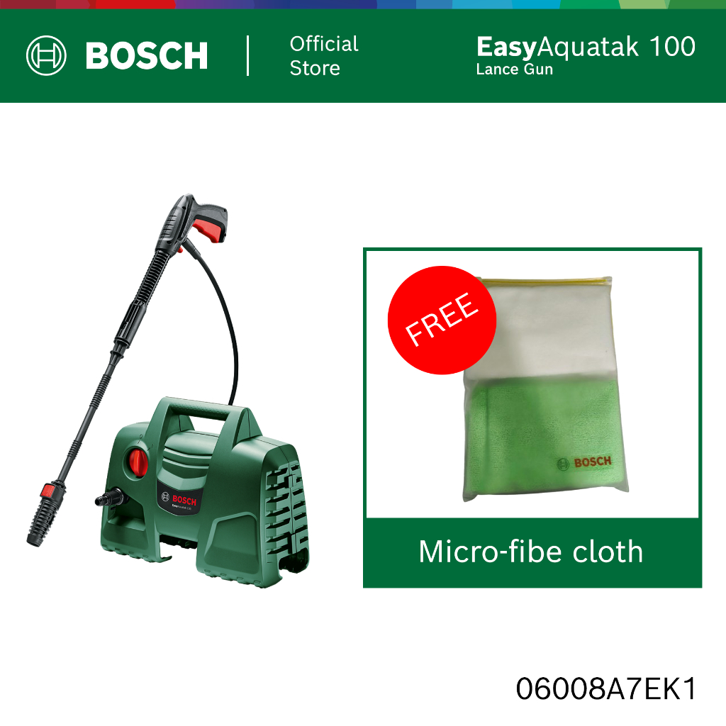 Bosch EasyAquatak 100 - Long Lance High Pressure Washer | Shopee ...