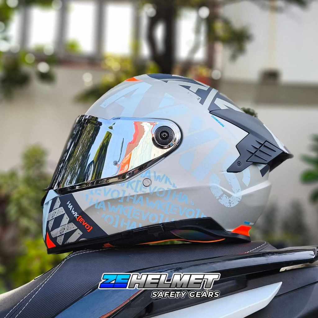 AXXIS HAWK V2 SPIFFY C2 GRAY - FULL FACE | Shopee Philippines