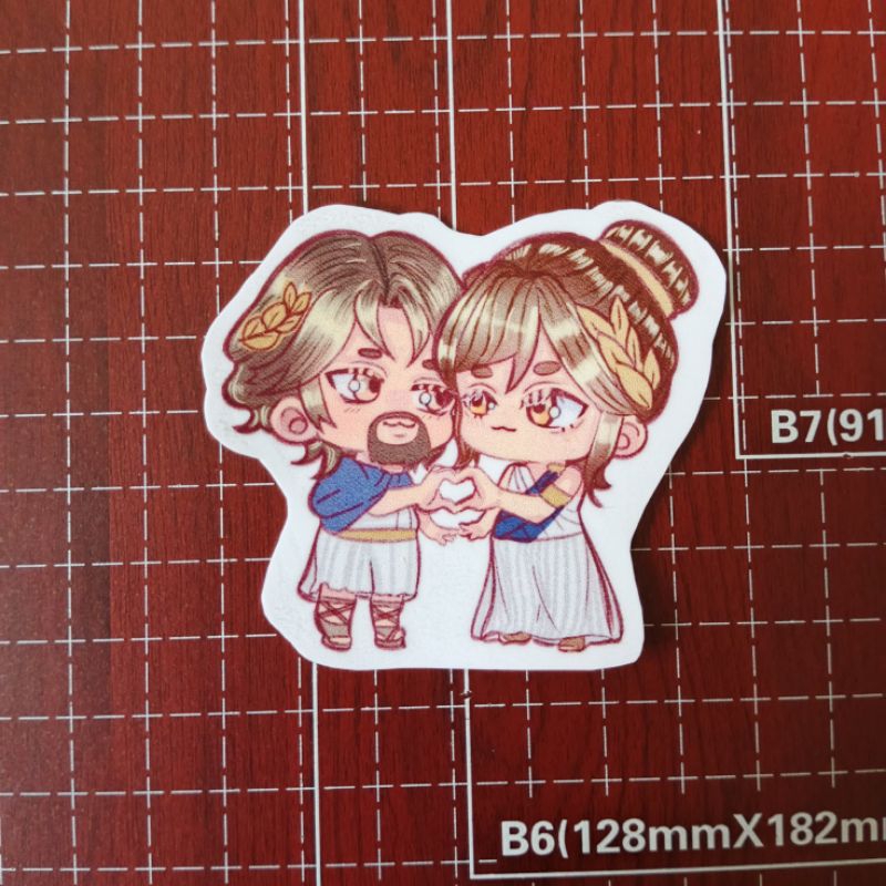 EPIC the Musical Penelope and Odysseus Vinyl Sticker | Shopee Philippines