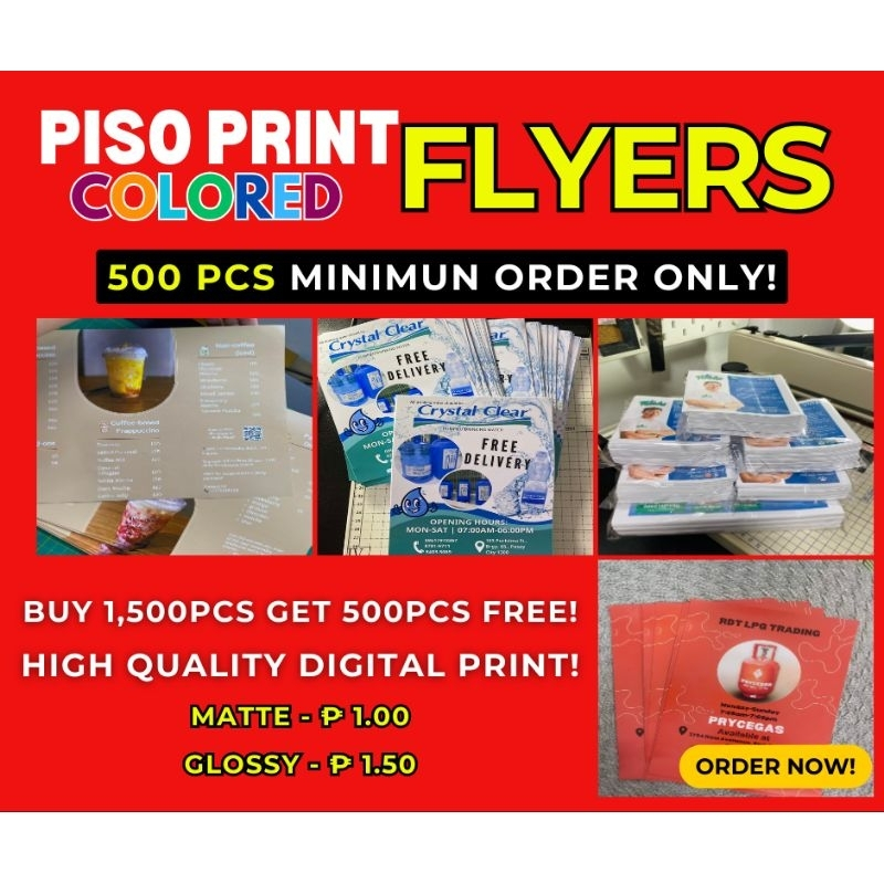 PISO PRINT / Document Printing / Flyers / Posters / Workbook - MATTE ...