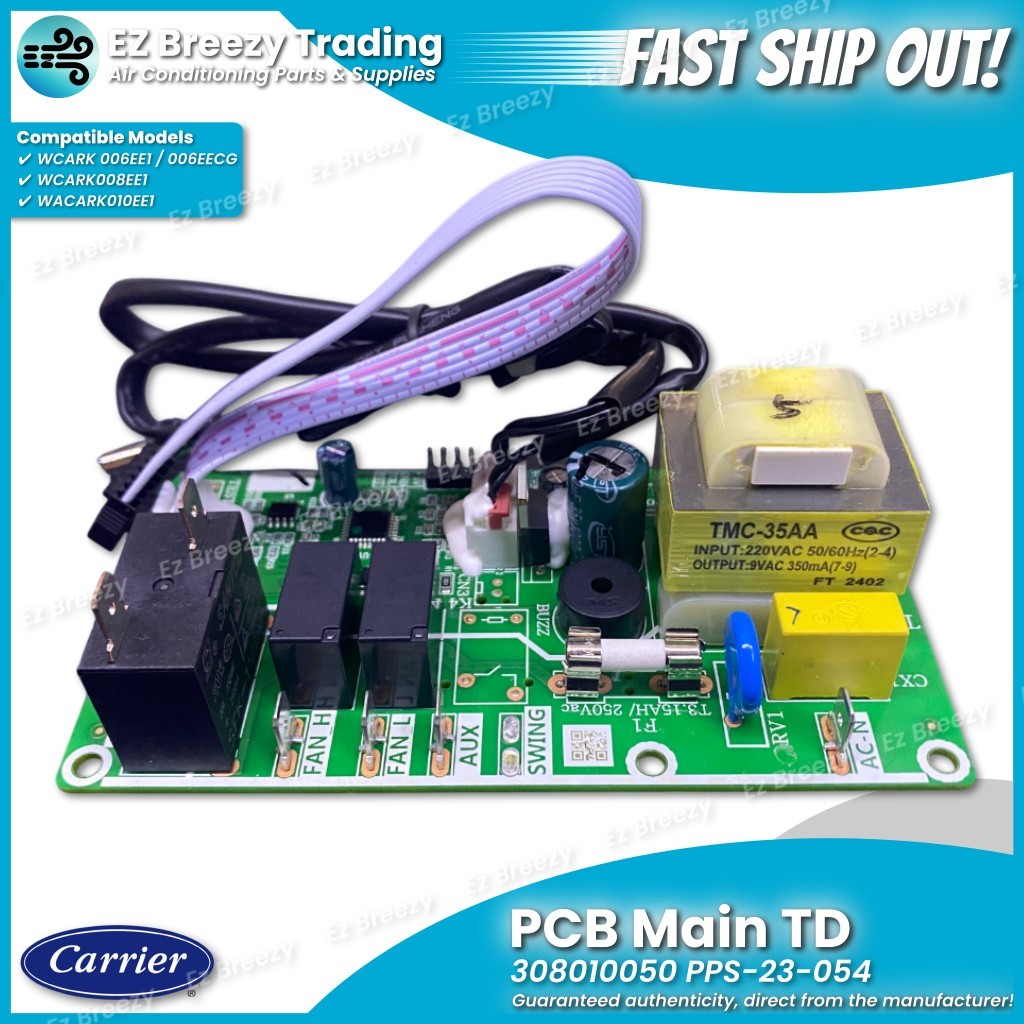 PCB Main TD 308010050 PPS-23-054 for Window Type Fixed Speed Non ...