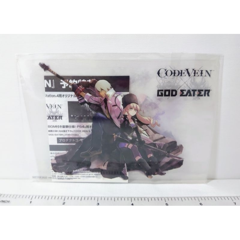 Official Code Vein x God Eater clear display merch rare | Shopee Philippines