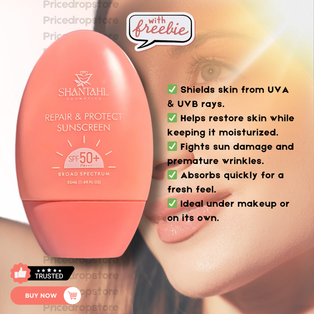 Shantahl Repair & Protect Sunscreen SPF 50+ | Broad Spectrum Sunblock ...