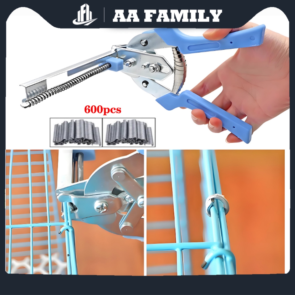 Hog Ring Plier Tool M Clips Staples Chicken Mesh Cage Wire Fencing ...