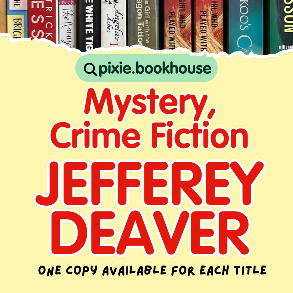 Jeffery Deaver Books (Secondhand Preloved Original Books) | Shopee ...