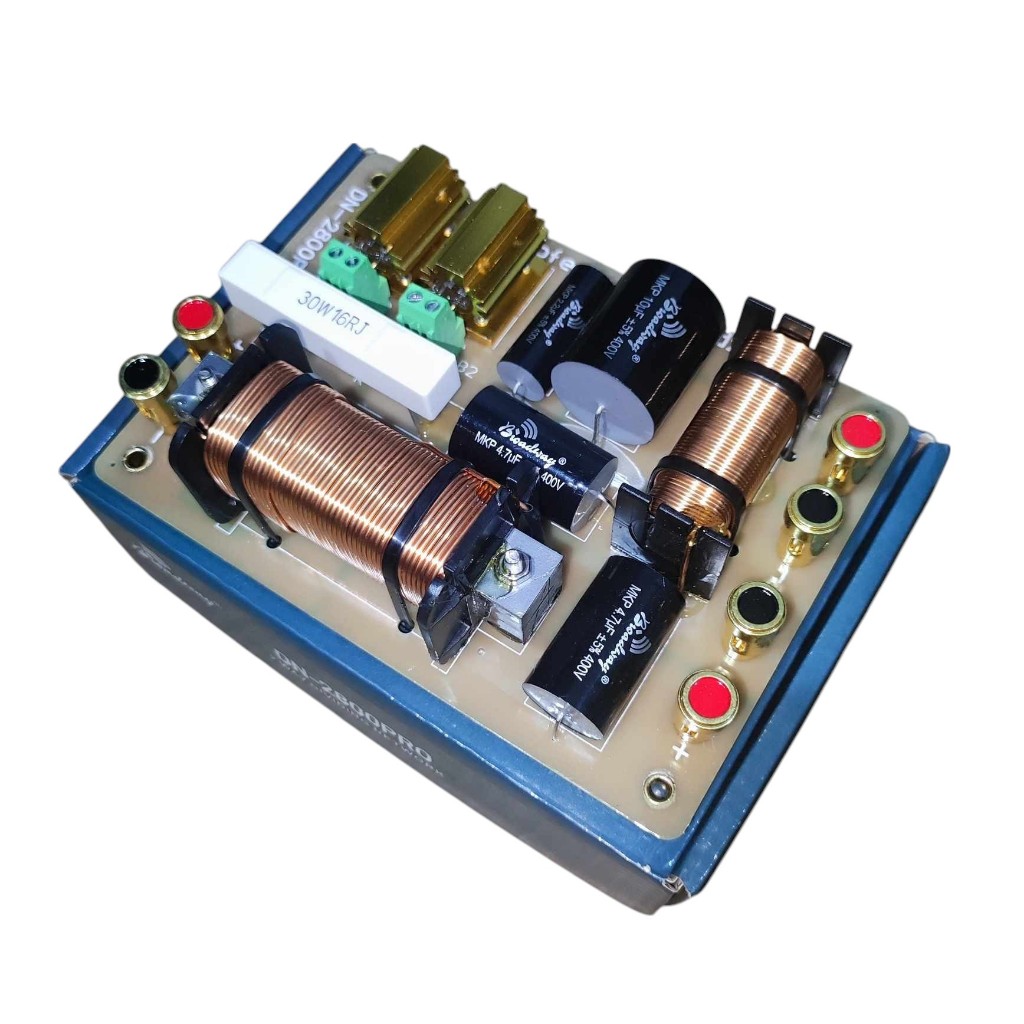 BROADWAY DN-2800 2 WAY DIVIDING NETWORK WITH TWEETER PROTECT 800 WATTS ...