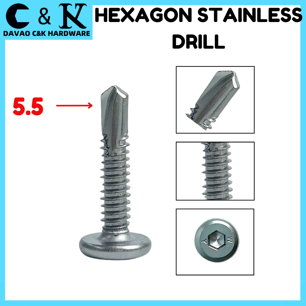 (CK-S) 5.5 High-Quality Stainless Steel Allen Head Self-Drilling Screw ...