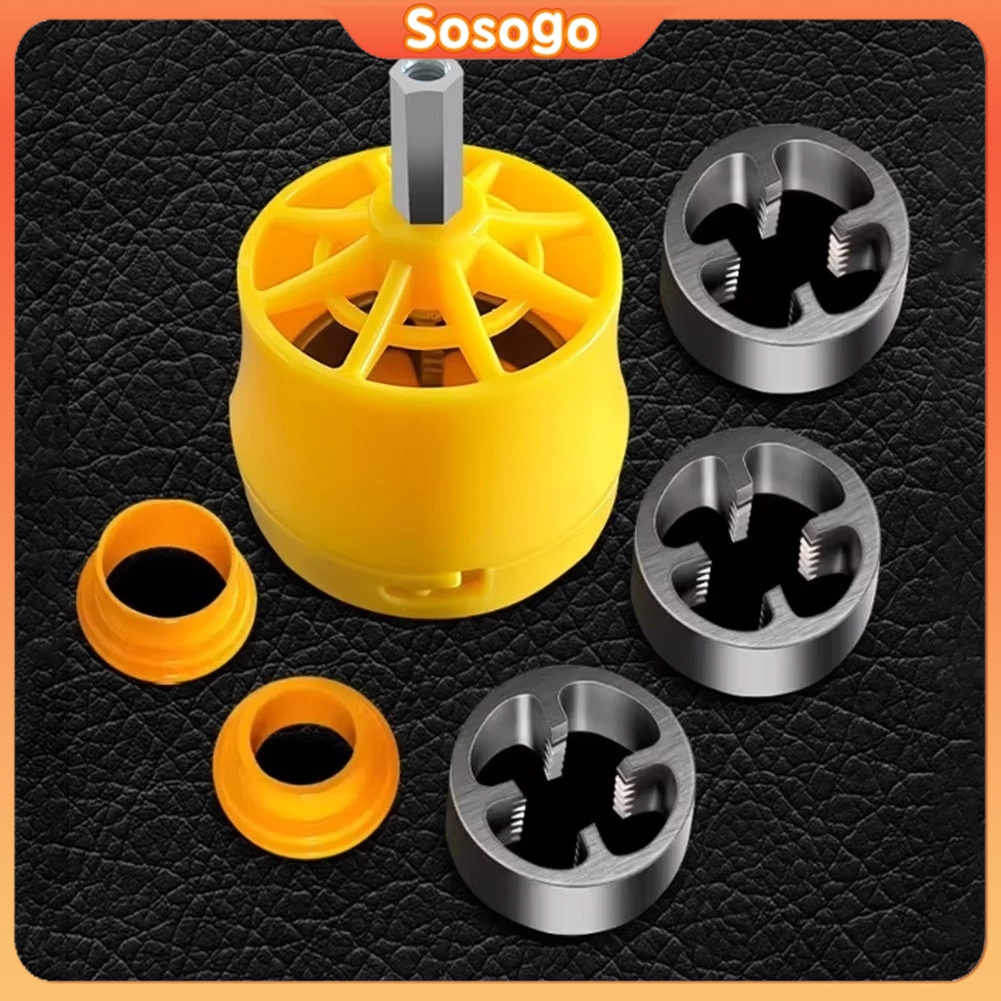 PPR Pipe Threader Kit With 1/2In 3/4 In 1 Inch Dies Pipe Threader Pipe ...