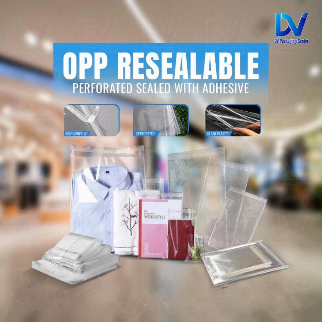 OPP Resealable Perforated Sealed With Adhesive | Shopee Philippines