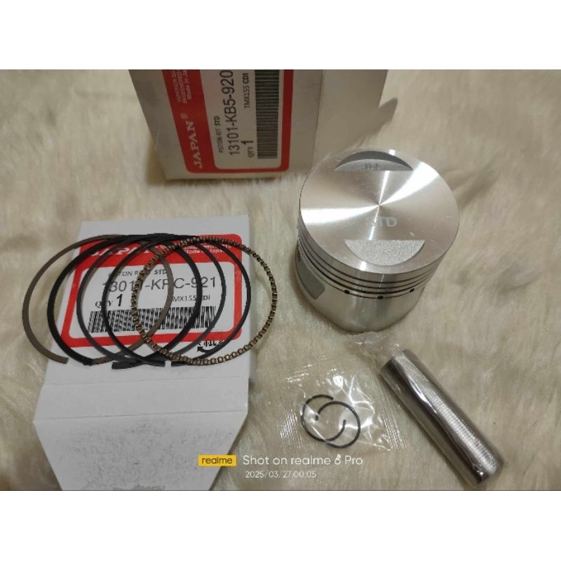 PISTON KIT STANDARD/0.25/0.50 TMX155 CDI | Shopee Philippines