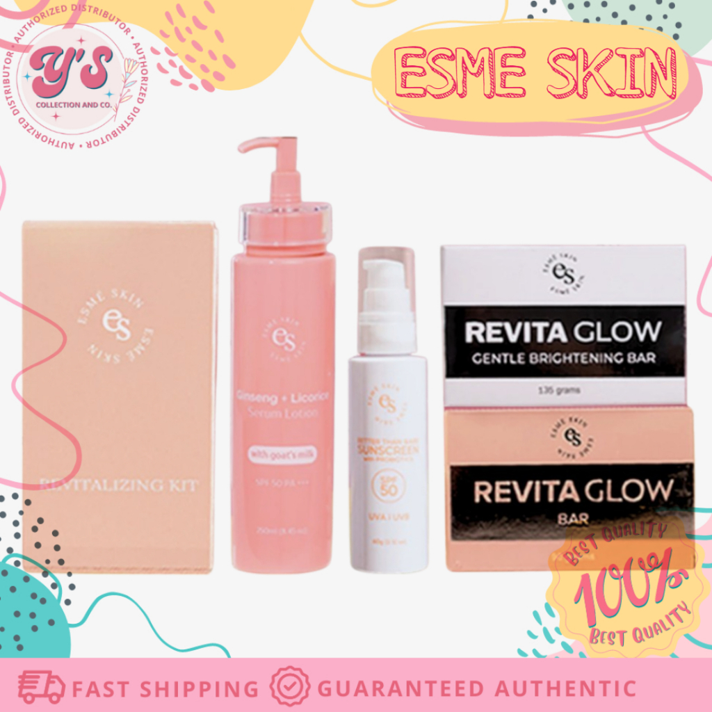[AUTHORIZED DISTRIBUTOR] ESME SKIN LOTION, REVITA GLOW BAR, SUNSCREEN ...