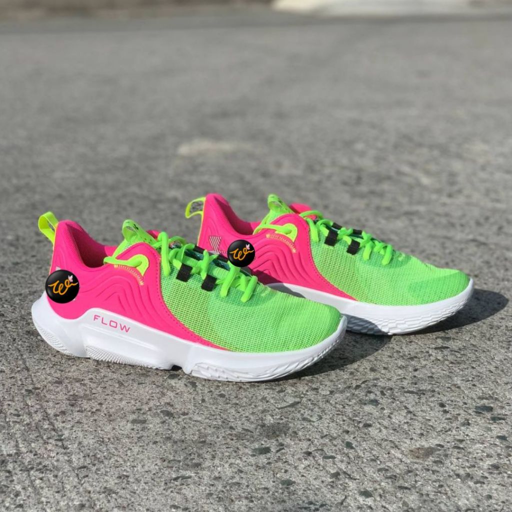 (WHC SHOES) ORIGINAL FL0W FUTR X LlME SURGE REBEL PlNK |MEN SNEAKERS ...
