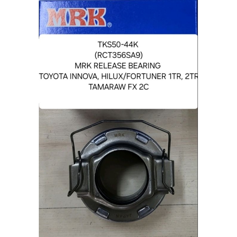 RELEASE BEARING TOYOTA INNOVA, HILUX, FORTUNER 1TR, 2TR, TAMARAW FX 2C ...
