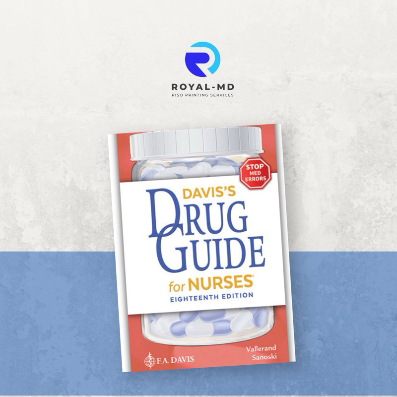 Davis's Drug Guide for Nurses 18th edition | Shopee Philippines