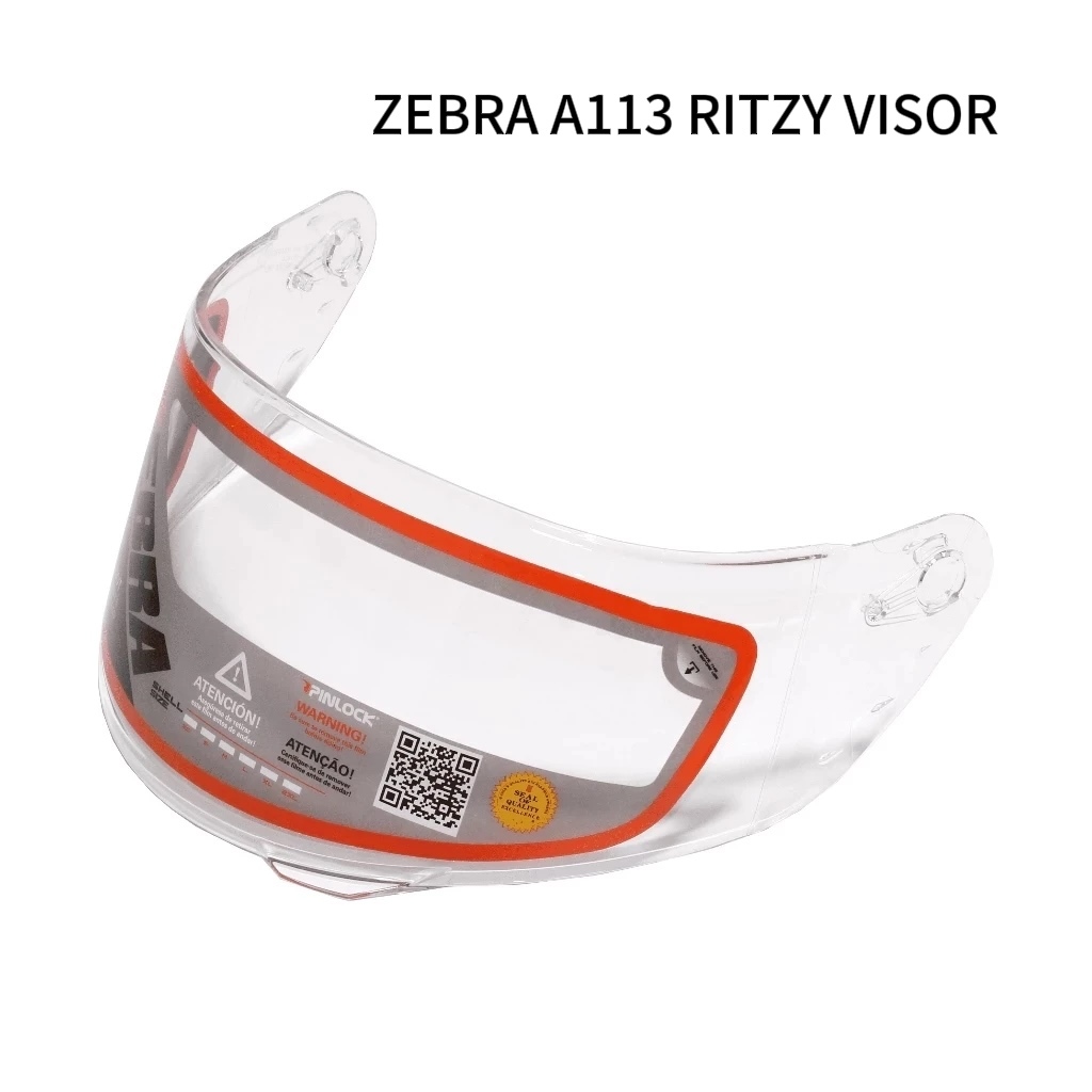 ZEBRA A113 RITZY HELMET VISOR LENS | Shopee Philippines