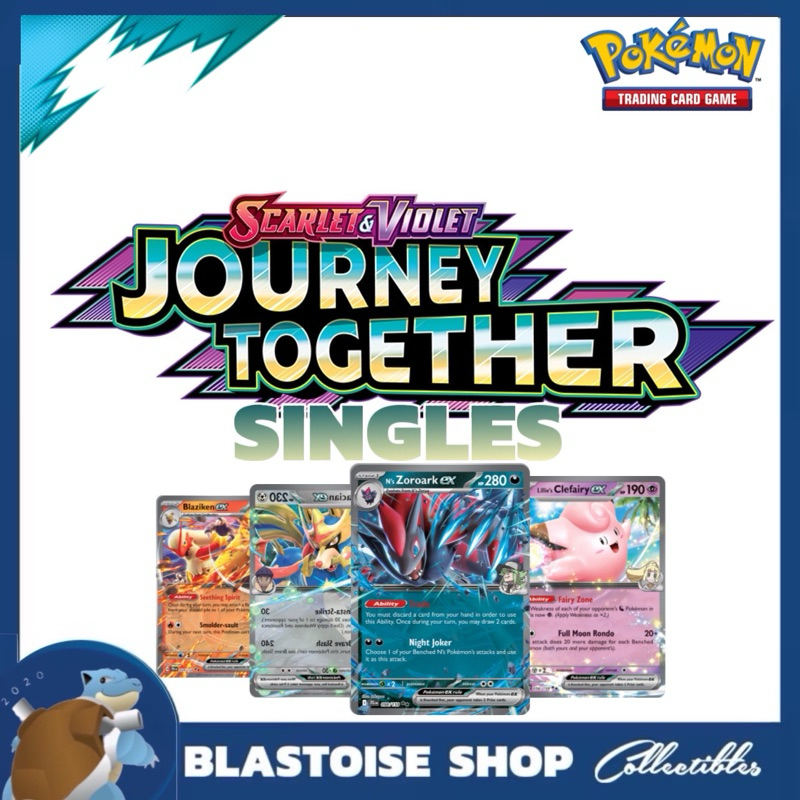 [EN] Pokemon TCG Journey Together Singles: ex Cards N's Zoroark Iono's ...