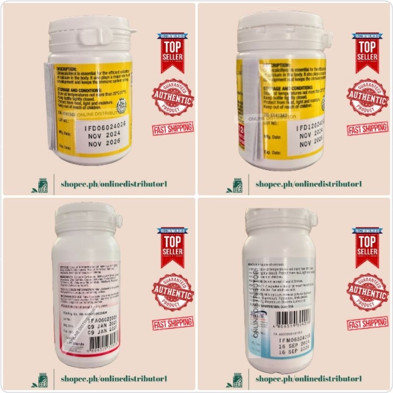 Set of Fern Vitamin D, Active Vitamin B, Milk Calcium and other ...