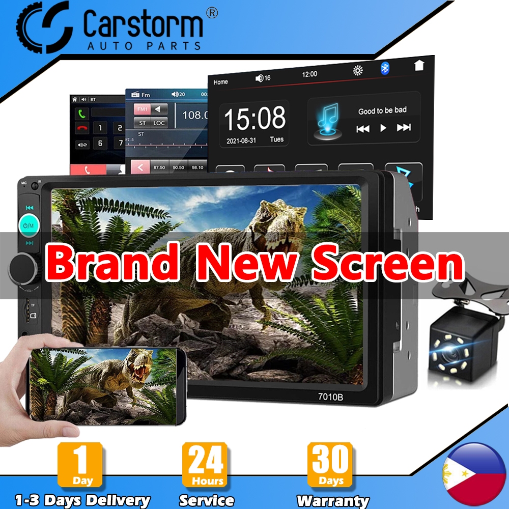 Carstorm Car Radio Touch Screen Car Stereo Bluetooth 2 Din Fm Iso Aux ...