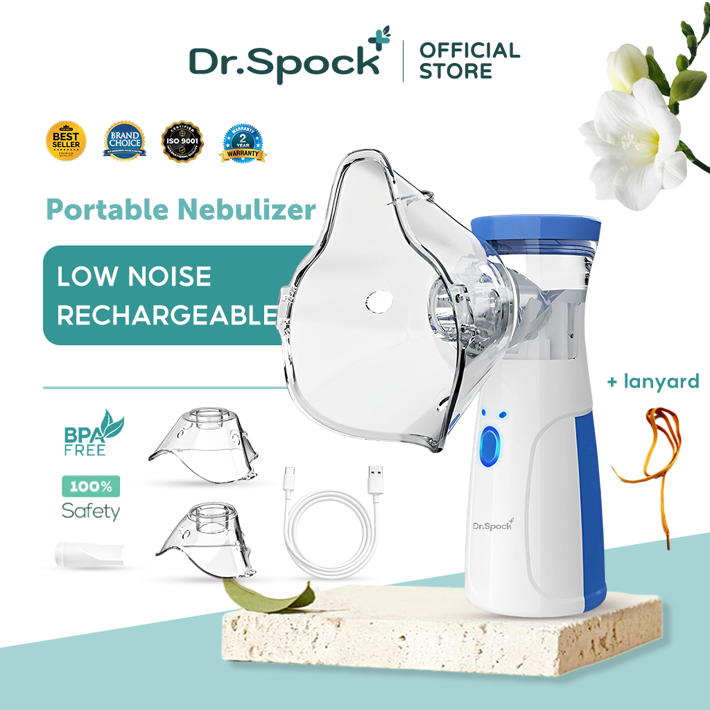 Dr.Spock Nebulizer Portable Machine For Adult Kids Handheld Asthma ...