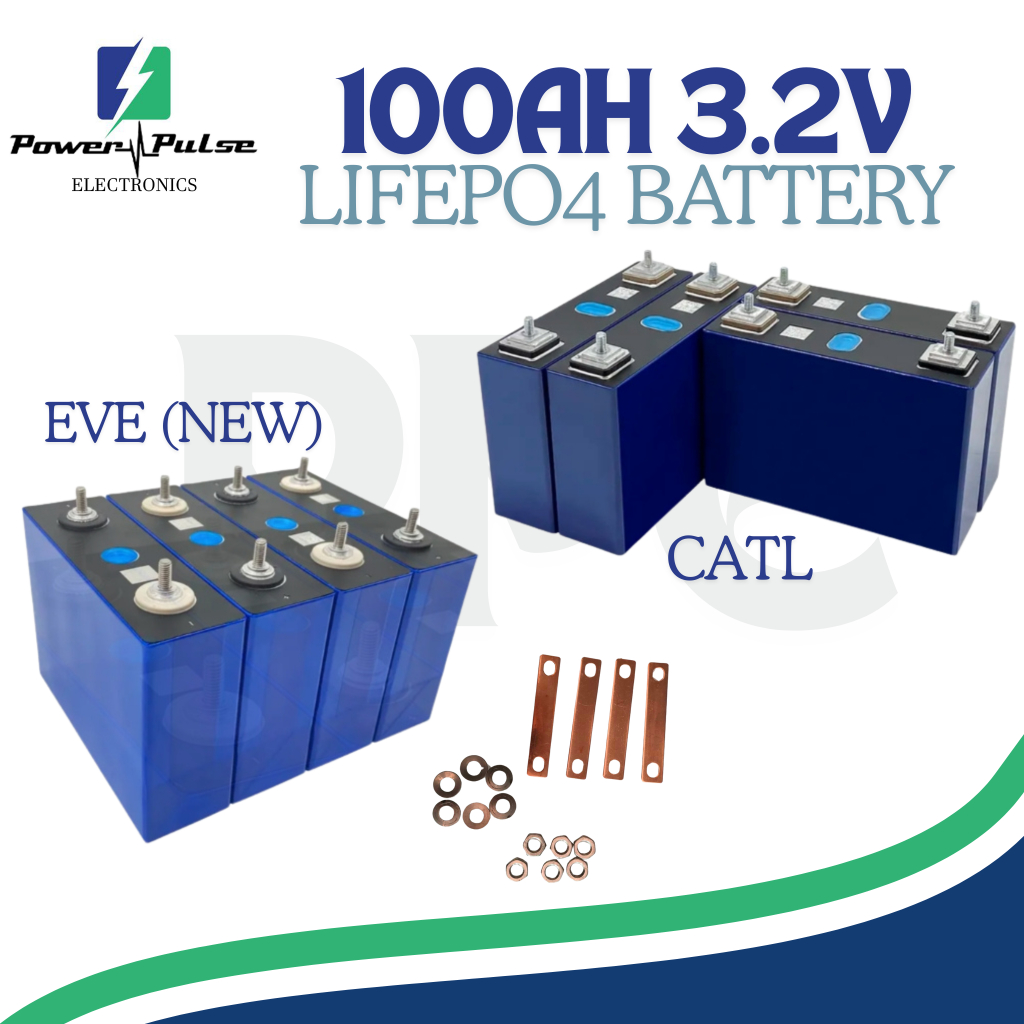 4PCS SET 100AH CATL / EVE 3.2V Lithium ion Battery Prismatic Lifepo4 ...