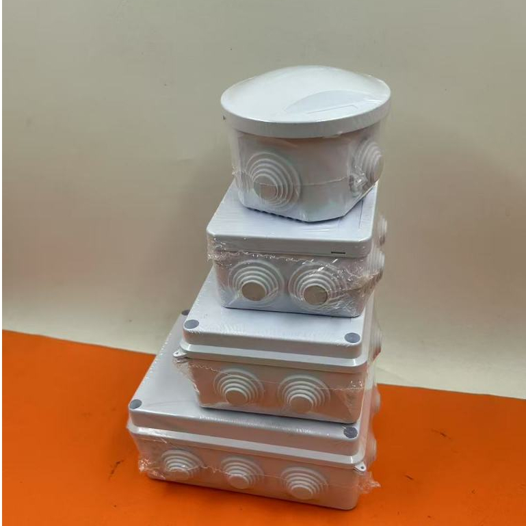 Heavy Duty Junction Box Utility Box 4 x 4 Housing Cover PVC Electrical ...