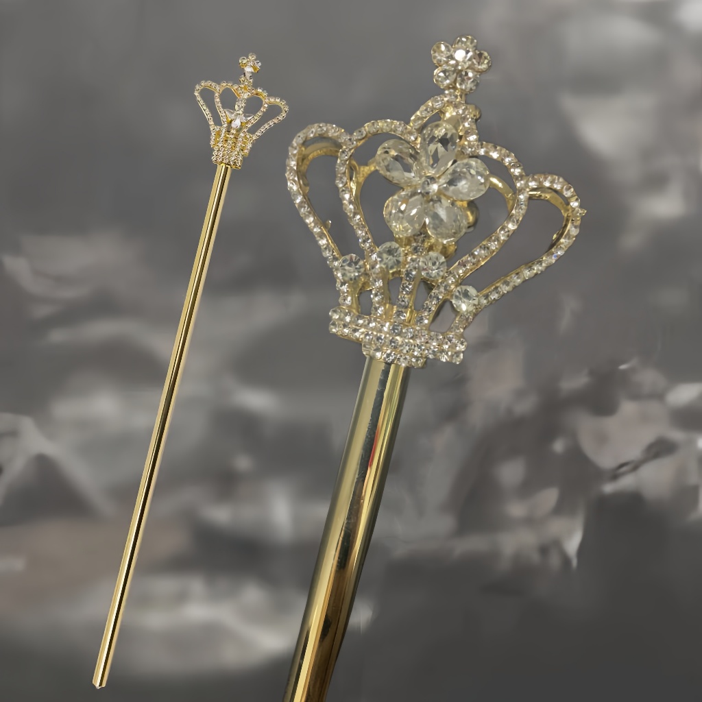 Goddess Athena Scepter Rhinestone Queen Princess King Scepter Fairy ...