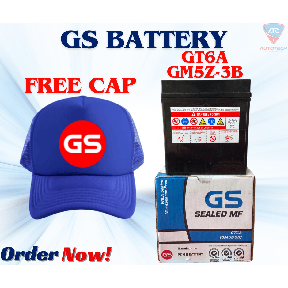 GS GTZ-5S (4L) GT6-3B (12N5) GTZ7S (5L) GTZ8V GTZ7V | Shopee Philippines
