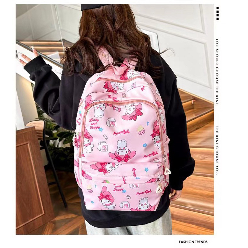 AW High-value fashion cute cartoon print backpack | Shopee Philippines