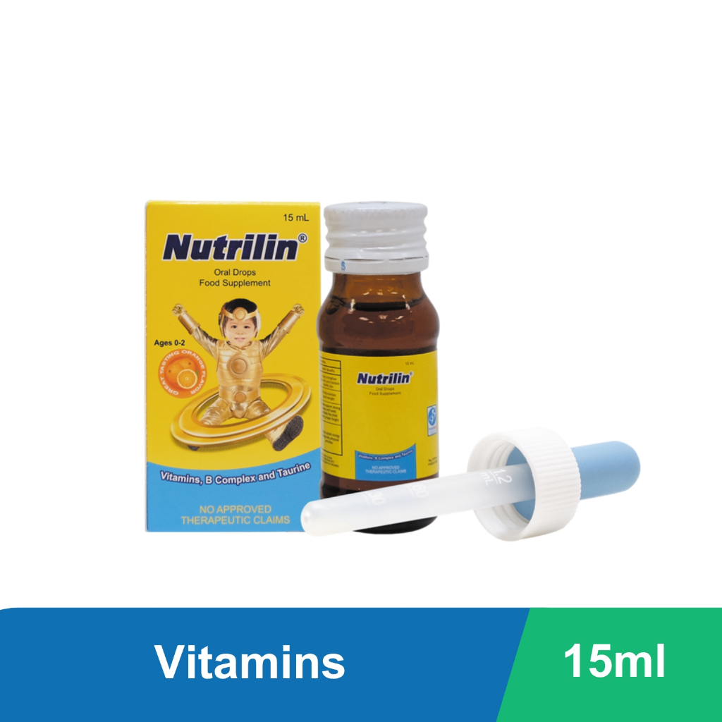 Nutrilin Baby Drops - Multivitamin Supplement 15mL | Shopee Philippines