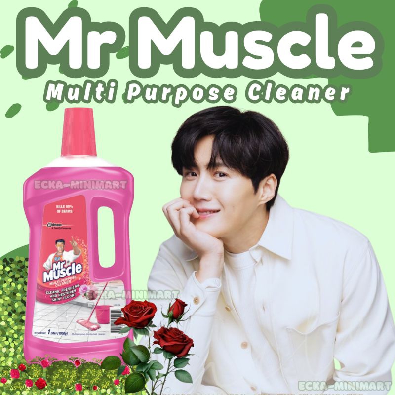 Mr muscles All Purpose Floor tiles bathroom toilet Cleaner 1L house ...