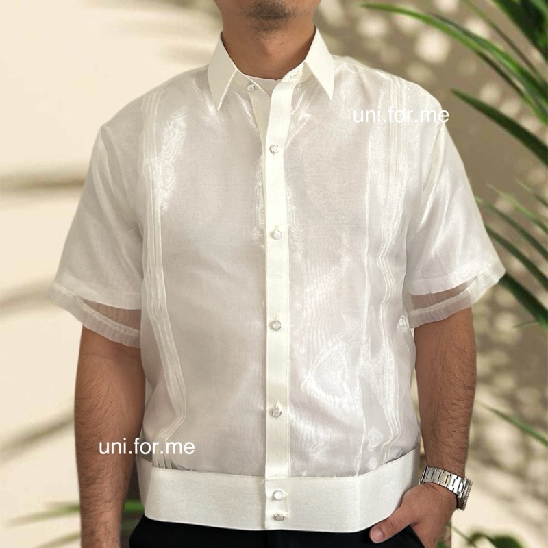 POLO JACKET BARONG | Simple Design | Shopee Philippines