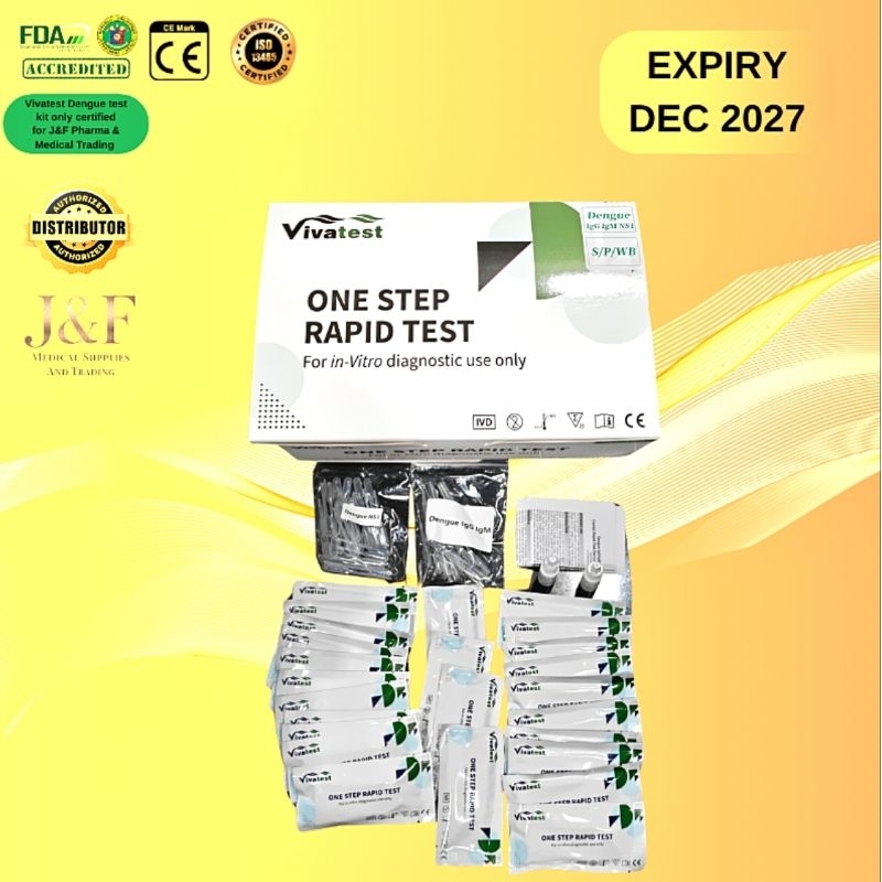 READY Stock! Dengue Duo Test Kit IgG/IgM/NS1, Whole Blood/Serum/Plasma ...