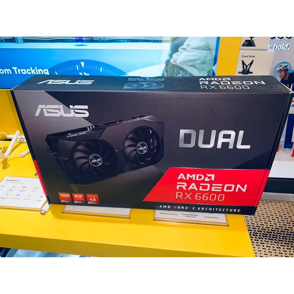 New Asus Dual AMD Radeon RX 6600 V2 8GB GDDR6 Graphics Card DUAL-RX6600 ...